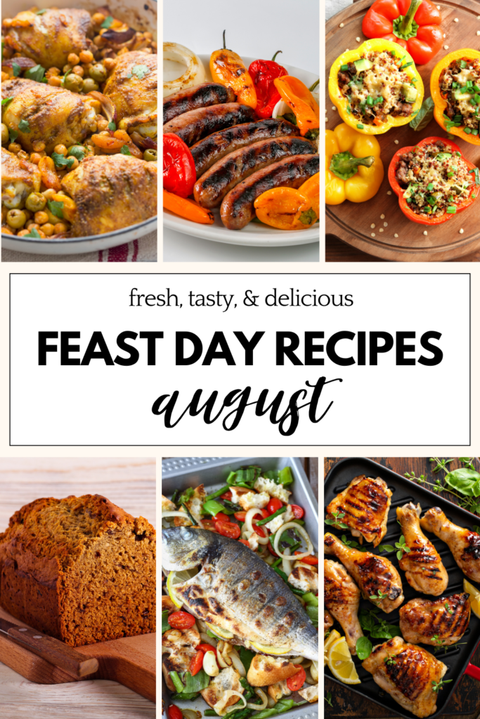 Catholic Feast Day Recipes for August - EspiLiving